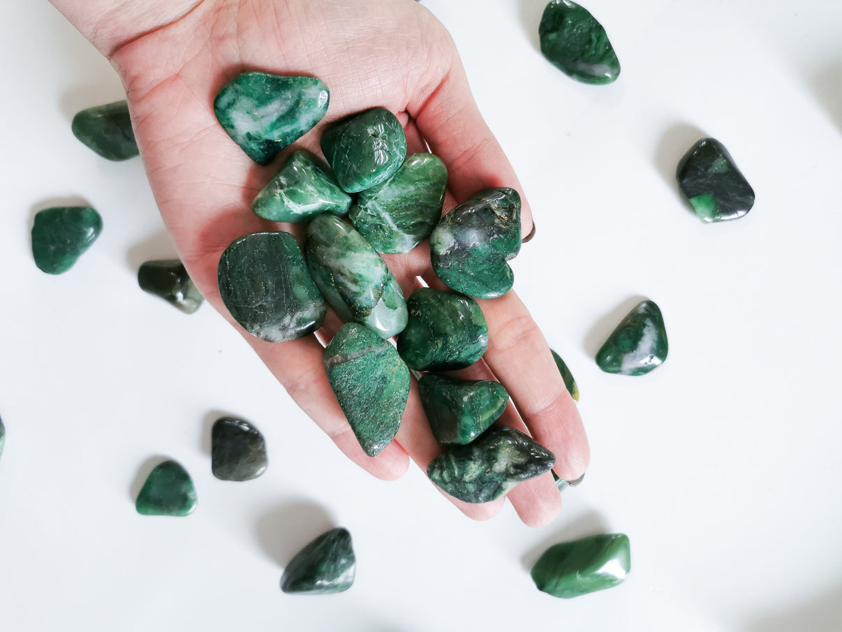 Verdite Tumbles – The Mineral Garden
